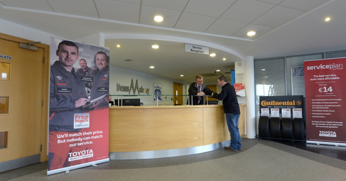Car Service & Car Repairs at Denis Mahony Toyota Dublin - Denis Mahony M50