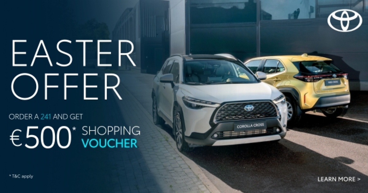 Exclusive Easter Offer - Toyota Naas